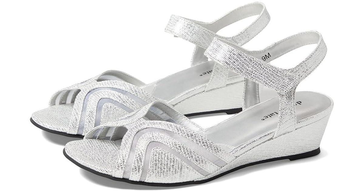 David Tate Admire Shoes 9.5 N (Aa) Leather in Metallic | Lyst
