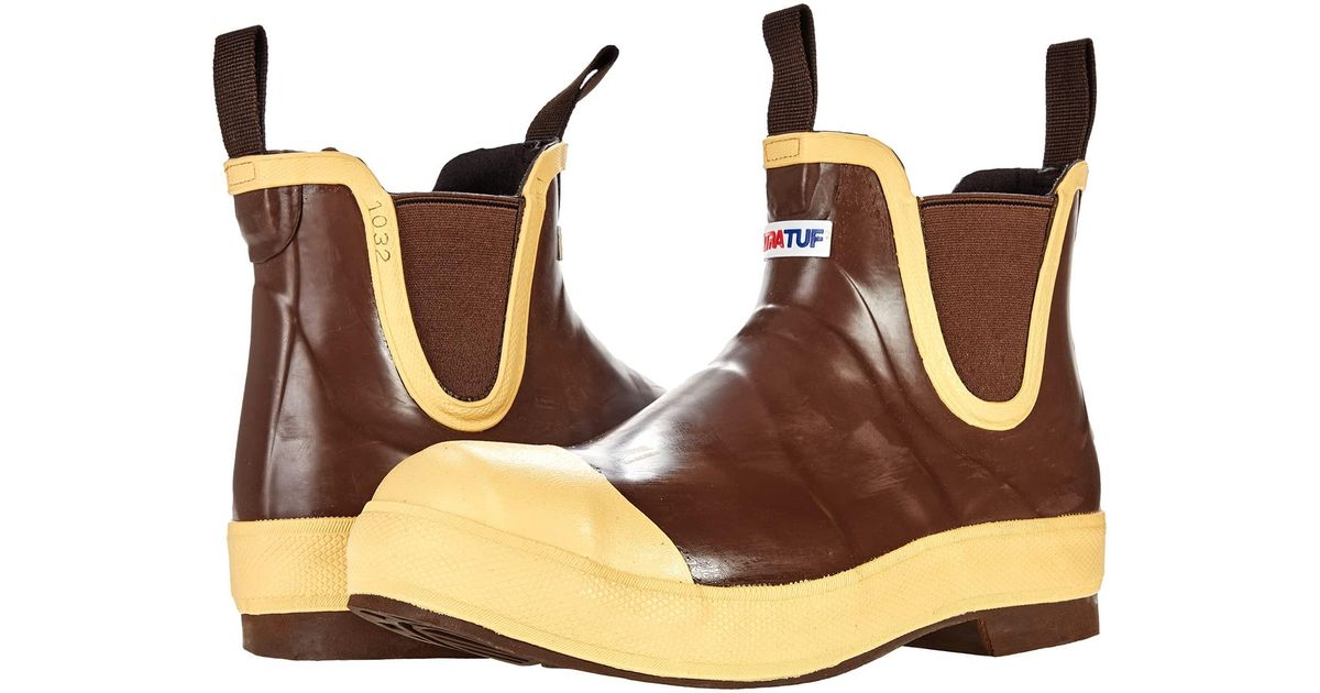 XtraTuf Legacy Steel Toe Deck Boot in Metallic for Men | Lyst