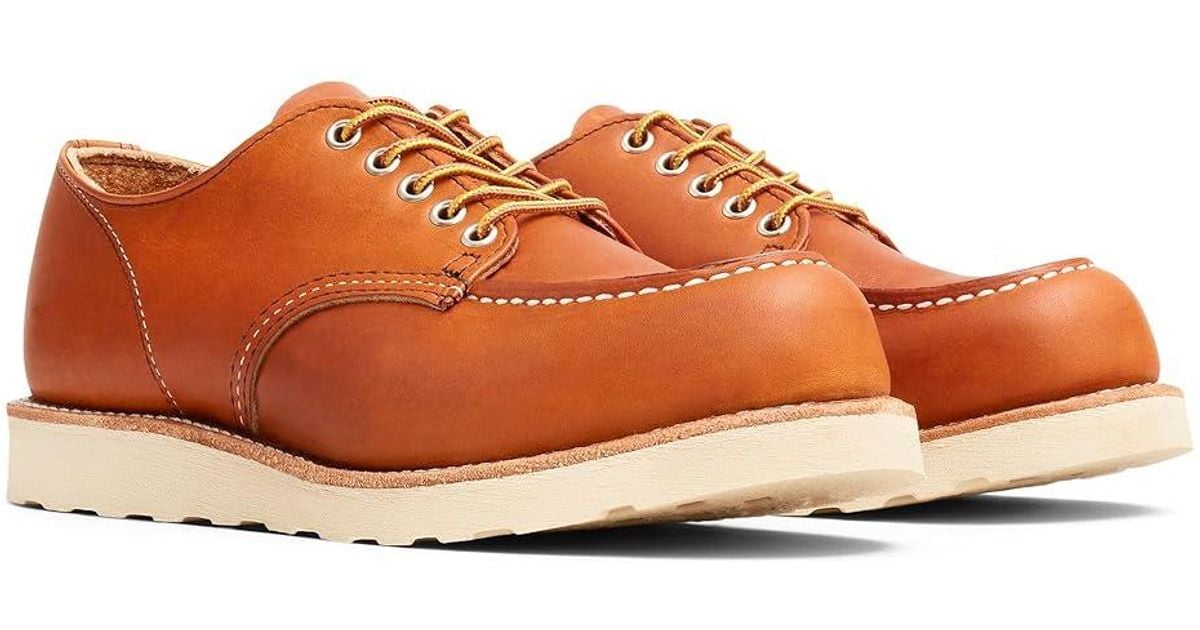Red Wing Wing Heritage Shop Moc Oxford (Oro Legacy) Lace-Up Boots in ...