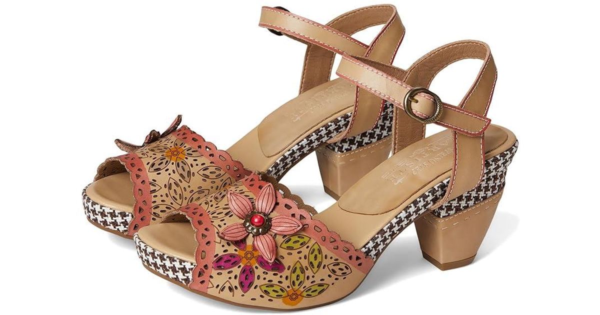 Spring Step Miabella Wedge Shoes, Leather in Brown | Lyst