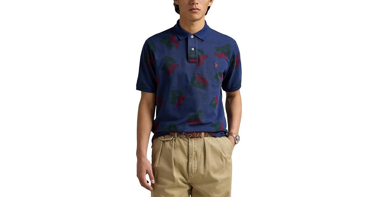 Polo Ralph Lauren Classic Fit Polo-Wing Mesh Polo Shirt Clothing ...