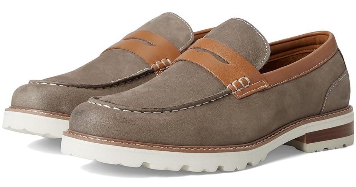 Florsheim Renegade Moc Toe Penny Loafer Lace Up Wing Tip Shoes 10 M (D ...