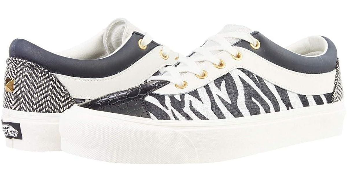 Vans Bold Ni (Bender) (Zebra/Marshmallow) Skate Shoes in Black | Lyst