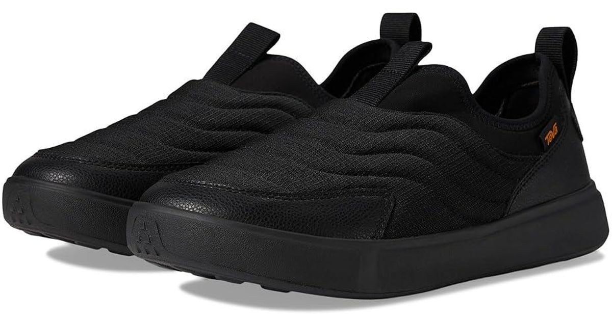 Teva Ultra-Comf Slip On () Lace-Up Boots in Black for Men | Lyst