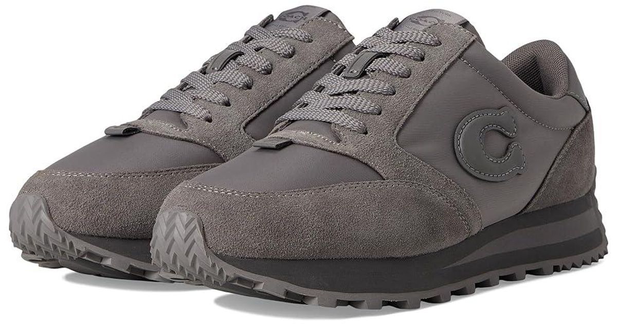 COACH Runner Sneaker Shoes 11 D in Gray for Men | Lyst