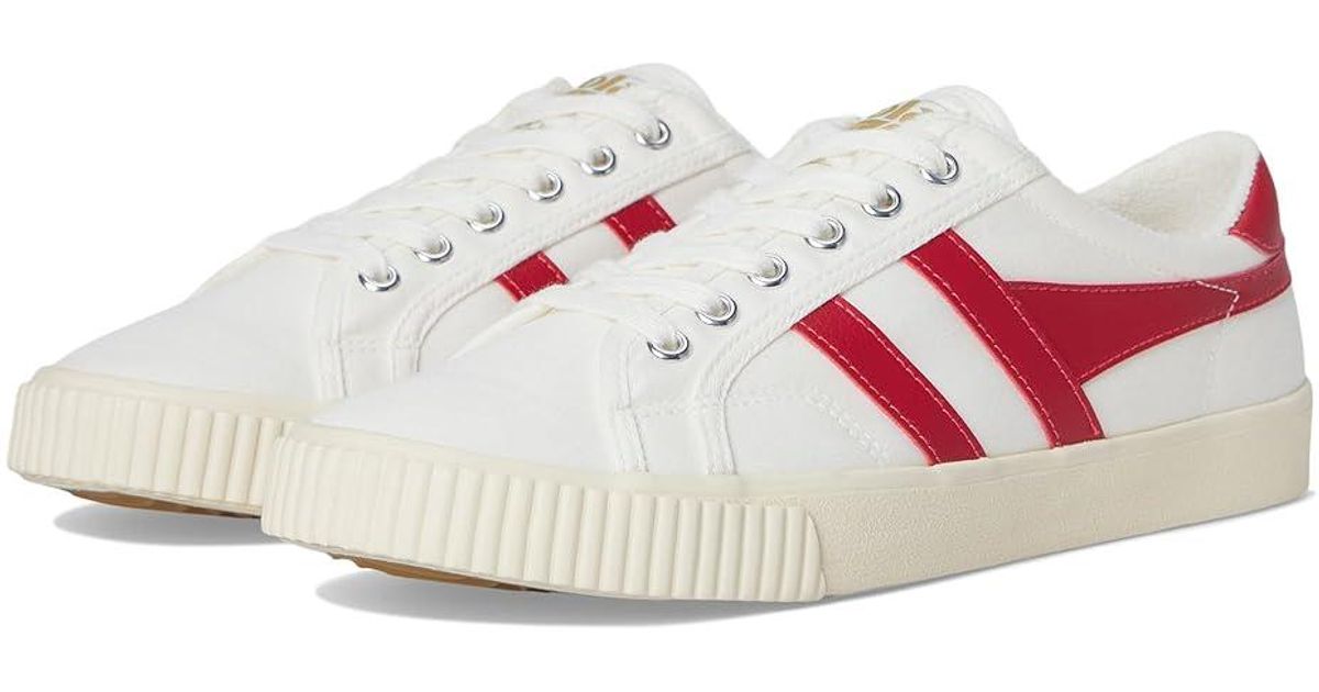 Gola Tennis Mark Cox Classic Shoes Off-/Raspberry 8 B in White | Lyst