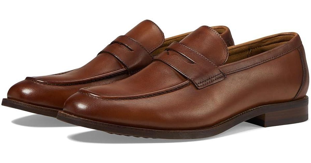 Florsheim Rucci Moc Toe Penny Loafer (Cognac) Lace Up Wing Tip Shoes in ...
