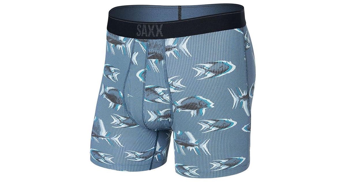 Saxx Underwear Co. Quest Quick Dry Mesh Boxer Brief Fly Underwear ...