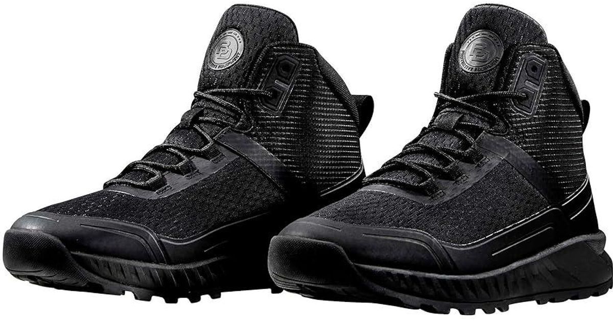 BD Protective Equipment Bdx5 Agility Mid Work Lace-Up Boots, Fabric in ...