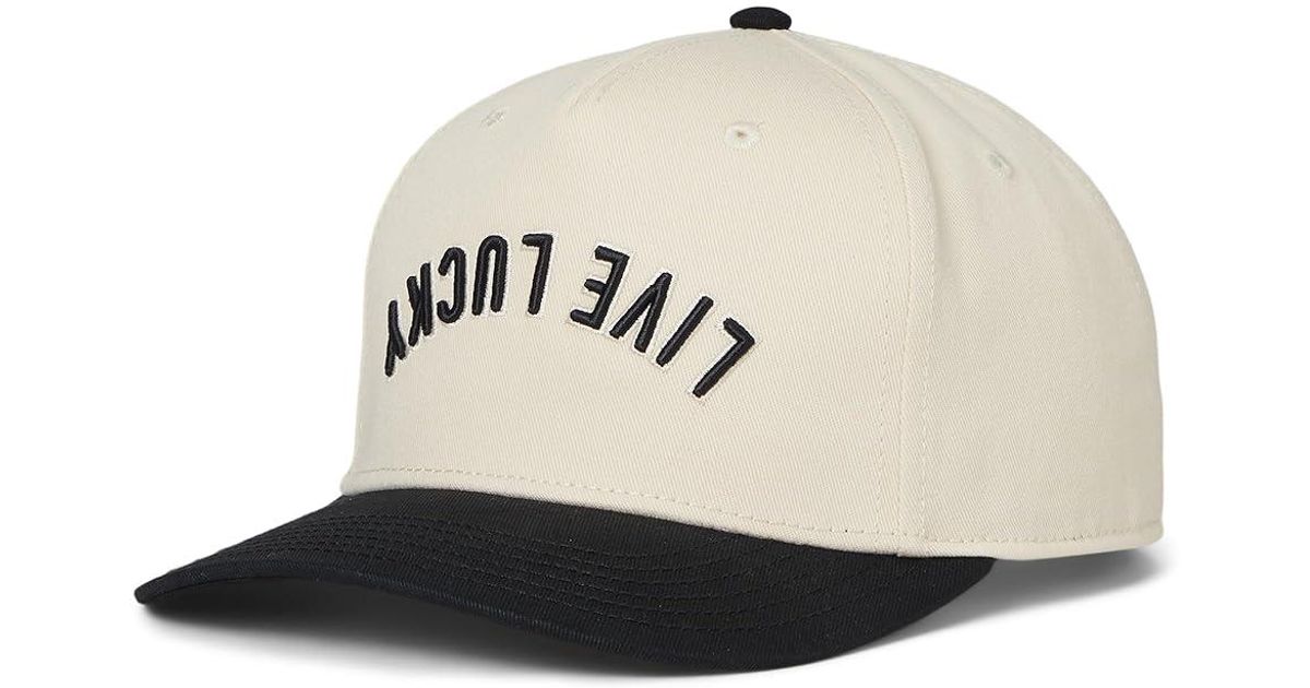 Black Clover Upside Down Luck 1 Adjustable Hat Baseball Caps Creme/ Hat ...