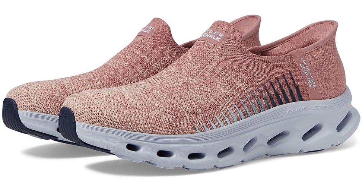Skechers Go Walk Glide Step 2.0 Venus Hands Free Slip-Ins (Mauve ...