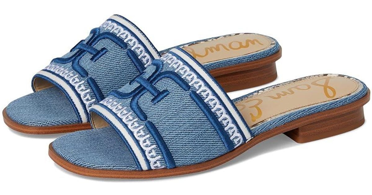 Sam Edelman Stevie Pull-On Boots in Blue | Lyst