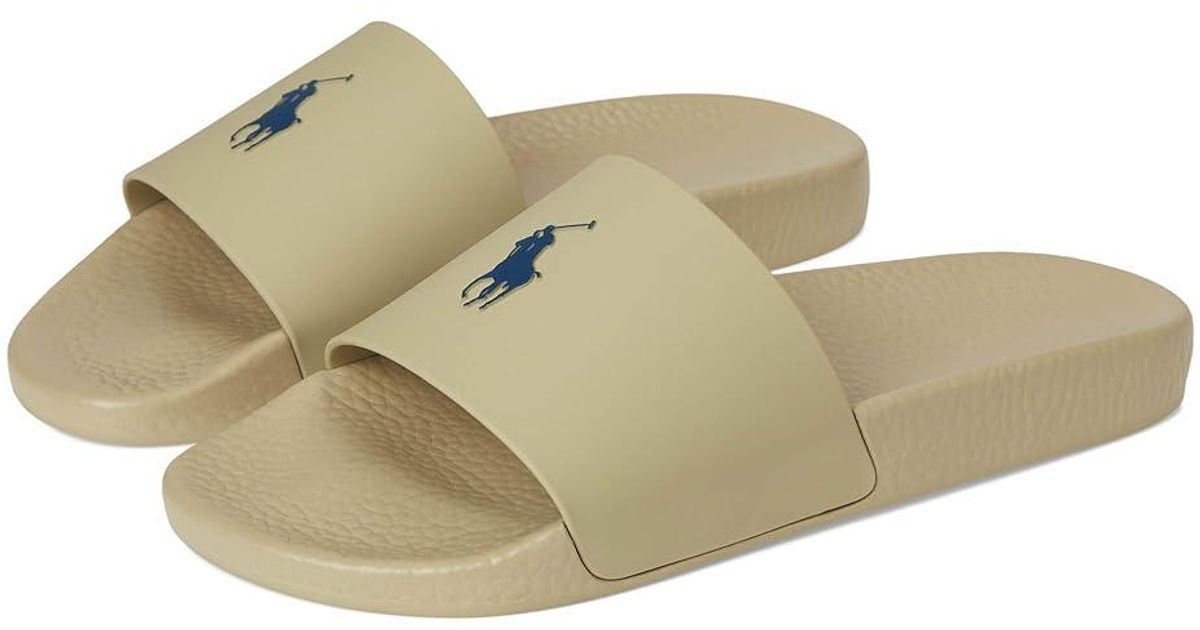 Polo Ralph Lauren Signature Pony Slide Wedge Shoes 12 D for Men | Lyst