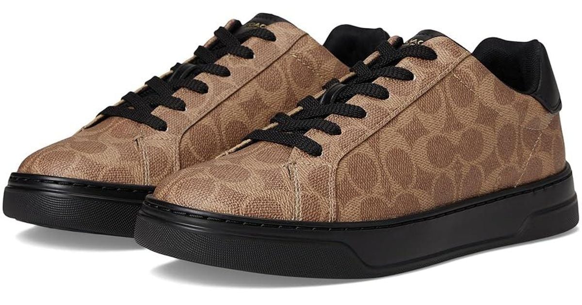 COACH High Line Sneaker in Black for Men | Lyst