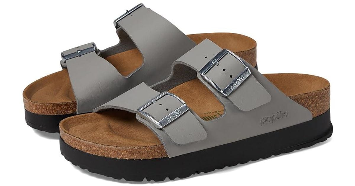 Birkenstock Papillio By Arizona Platform Sandal in Black | Lyst