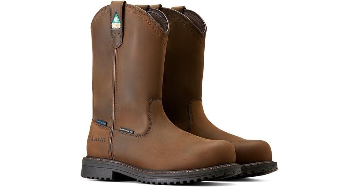 Ariat Rigtek Ii Waterproof Composite Toe Work Boots (Oily Distressed ...