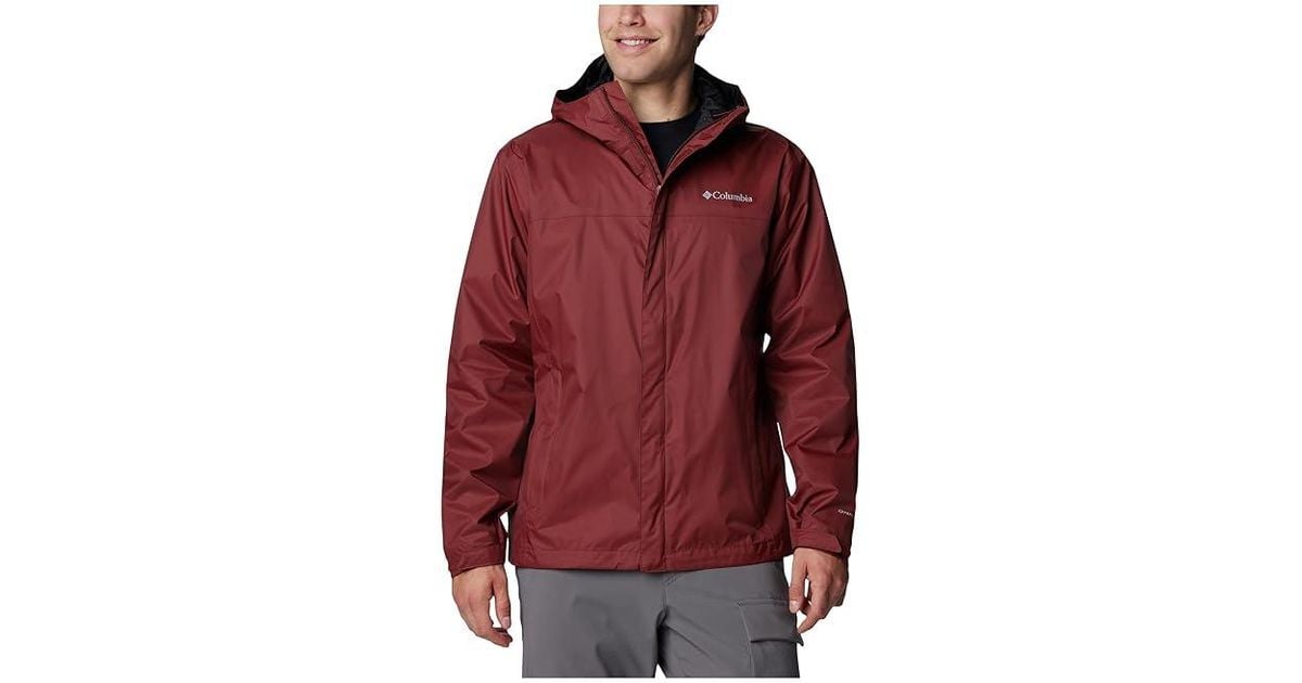 Columbia Watertight Ii Jacket Jacket, Nylon/Polyester in Red for Men | Lyst