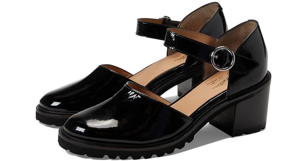 Seychelles Lock Key Wedge Shoes, Leather in Black | Lyst