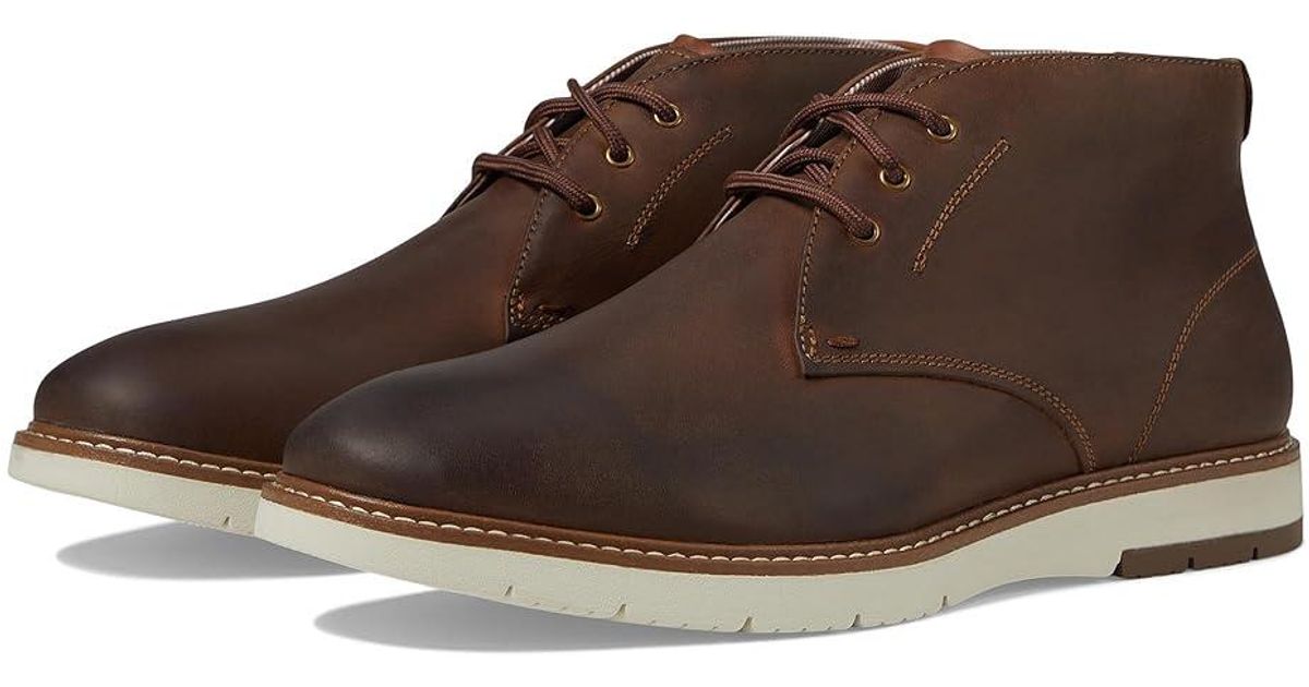 Florsheim Vibe Plain Toe Chukka ( Crazy Horse) Boots in Brown for Men ...