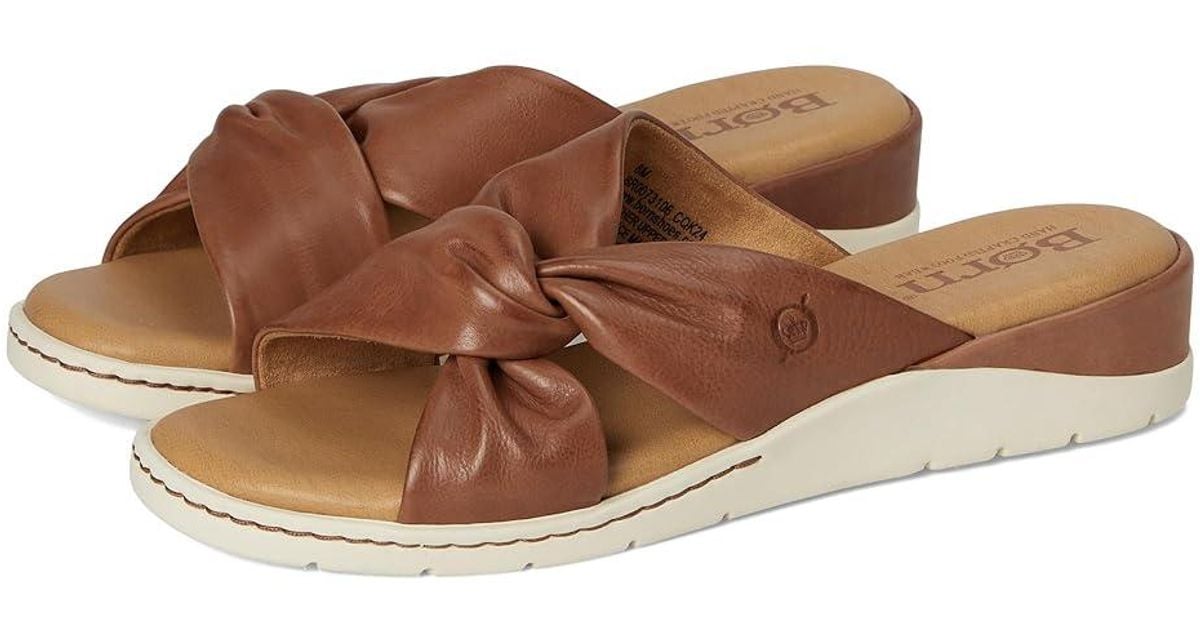 Born Mya Sandals/Luggage 10 M (B) Leather/Rubber in Brown | Lyst