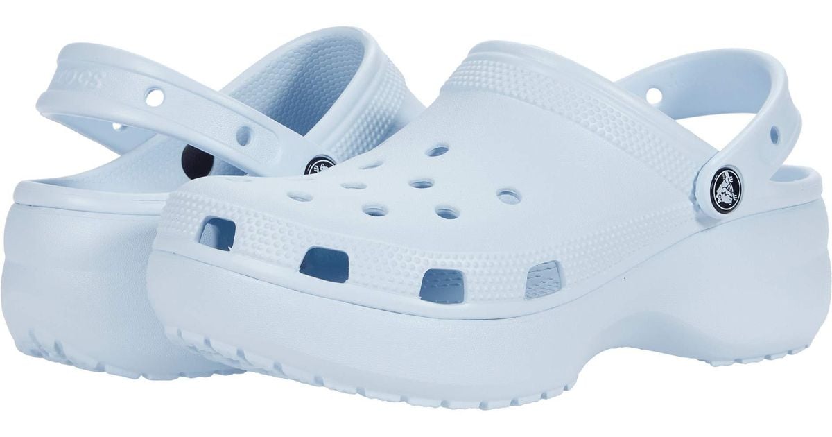 Crocs™ Classic Platform Clog in Blue - Lyst