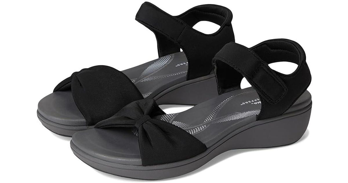 Clarks Breeze Rae Sara Sandals 6 B in Black | Lyst