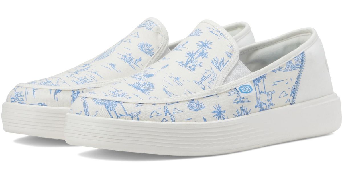 Hey Dude Sunapee Slip-on Desert in White for Men | Lyst