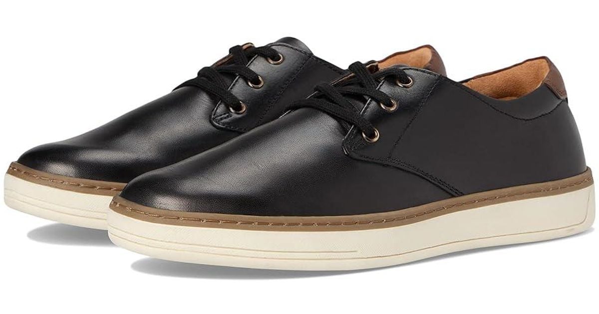 Florsheim Caper Plain Toe Sneaker Oxford Slip On Shoes 9 W (3E) Leather ...