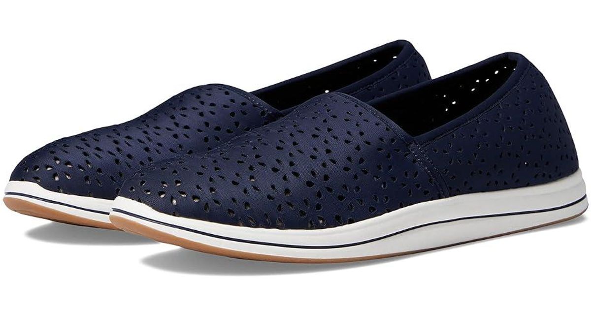 Clarks Breeze Emily ( Synthetic) Shoes in Blue | Lyst