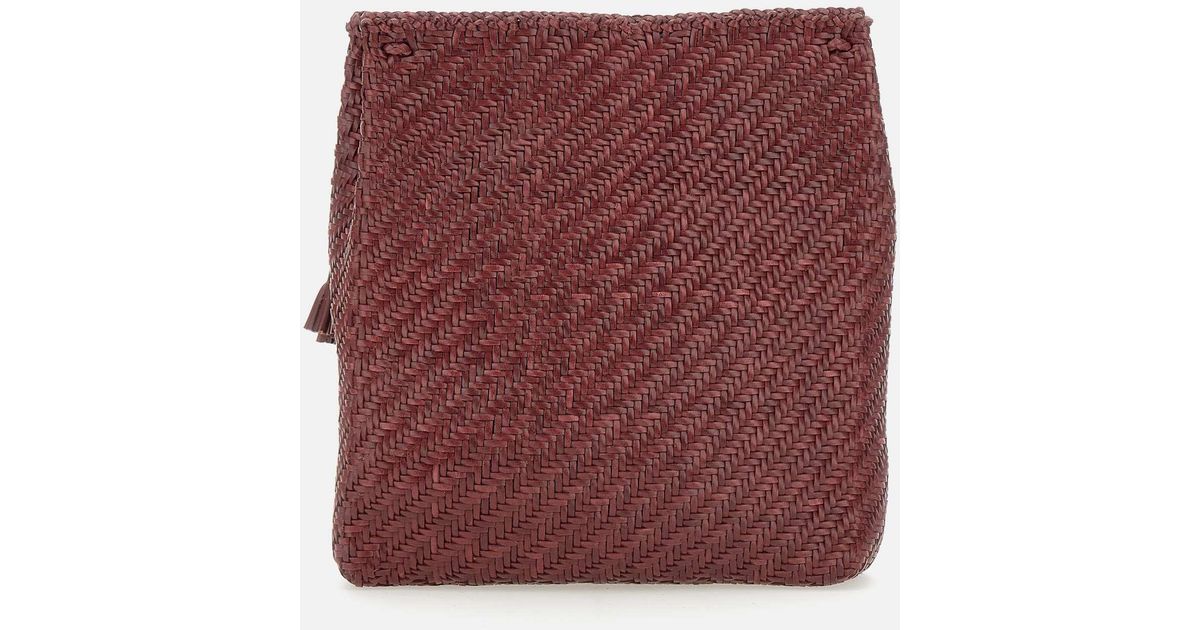 Dragon Diffusion Burgundy Hand-Woven Backpack in Purple | Lyst