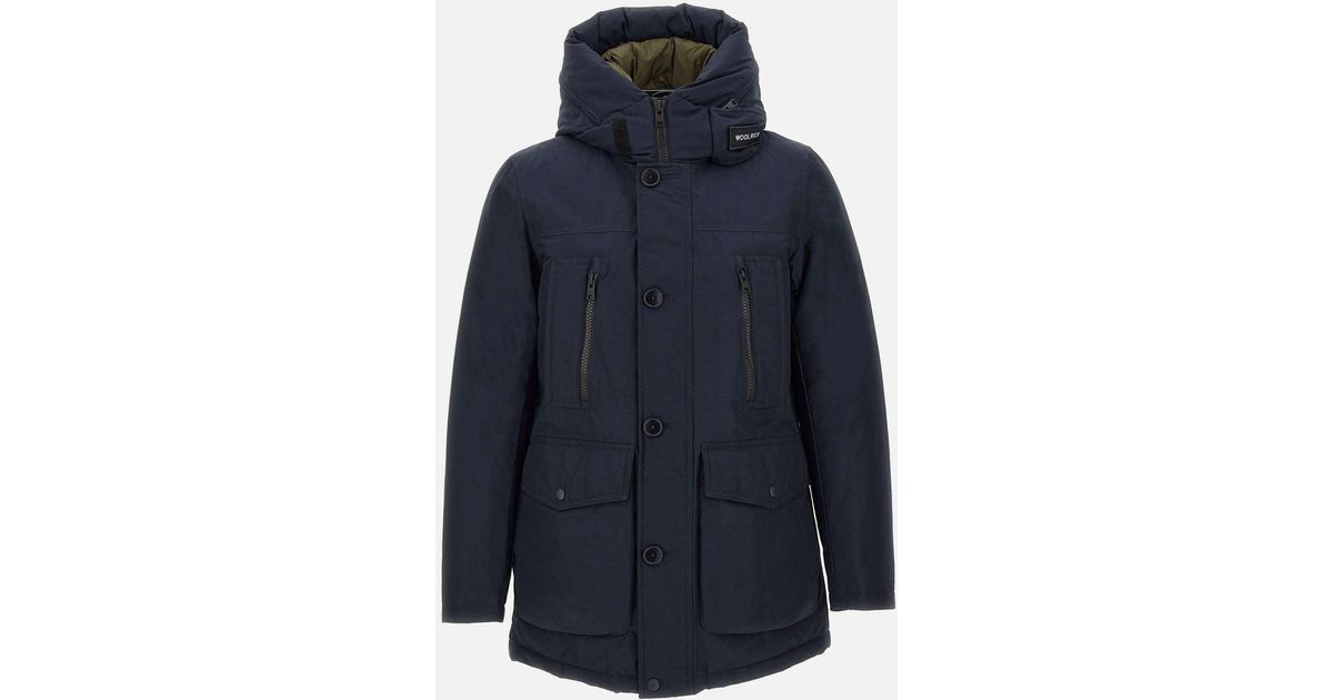 Woolrich Ramar Arctic Parka Coat in Blue for Men | Lyst