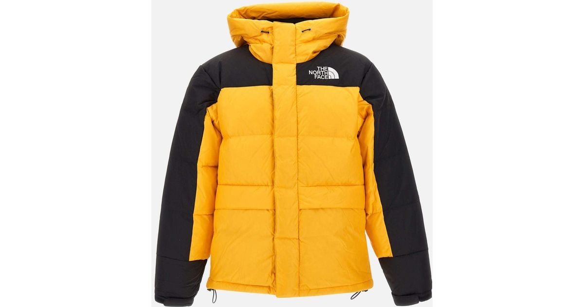 The North Face Himalayan Down Jacket in Yellow for Men | Lyst