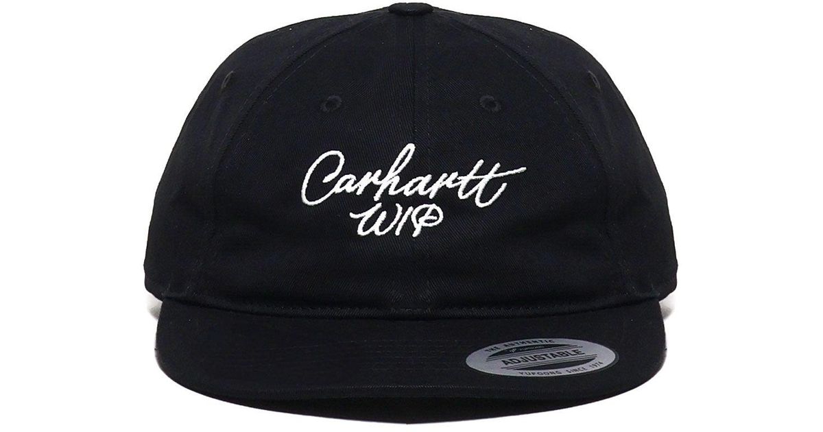Carhartt Signature Baseball Cap in Black for Men | Lyst UK