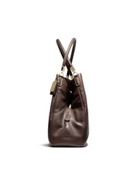 COACH Madison Small Phoebe Shoulder Bag in Leather in Light Gold ...