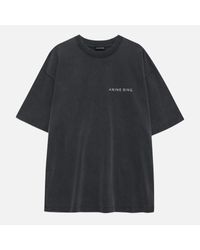 Anine Bing Ashton Tee Snake in Blue | Lyst Anine Bing Ashton Tee Snake in Blue | Lyst