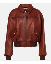 Acne Studios Leia Bomber Jacket in Pink | Lyst Australia Acne Studios Leia Bomber Jacket in Pink | Lyst Australia