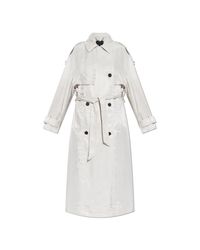 AllSaints Coat Linnie in White | Lyst UK