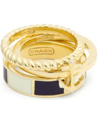 COACH Rings for Women - Up to 65% off at Lyst.com