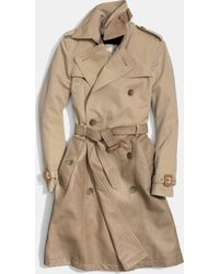 COACH Raincoats and trench coats for Women - Lyst.com