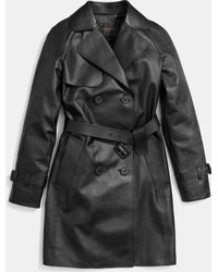 COACH Raincoats and trench coats for Women - Lyst.com