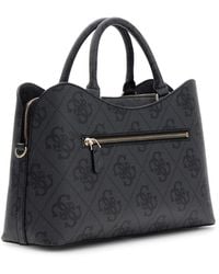Guess Karnilla Logo Handtasche in Braun | Lyst DE