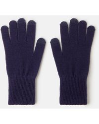 Accessorize Leopard Heart Screen Gloves in Black | Lyst UK