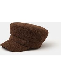 Accessorize Boucle Baker Boy Hat in Grey | Lyst UK