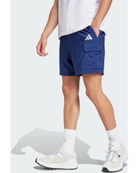 adidas Logo Cargo Shorts in Black for Men | Lyst UK