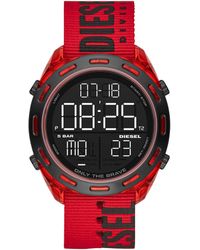 Men's Red DIESEL Watches - Lyst