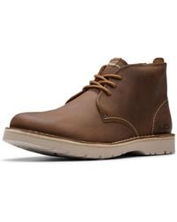 Clarks Collection Eastridge Mid Chukka Boot in Brown for Men | Lyst