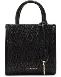 Steve Madden Larry Matelasse Mini Box Tote in Natural | Lyst