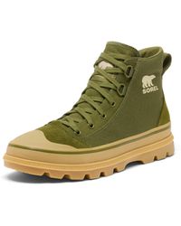 Sorel Scout N Abouttm Mid Sneakers Gear Chukka Shoes Caribou Buff/Gum ...