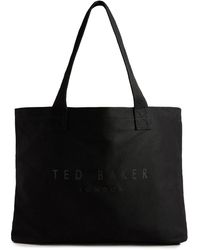 Ted Baker Canvas Mini Bags in Natural | Lyst UK
