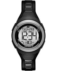 Skechers Fairhaven Digital Gray Silicone Watch | Lyst UK